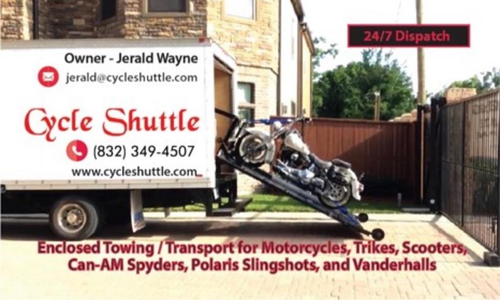 Cycle Shuttle (Houston Motorcycle Towing/Transport Specialist) | Towing ...