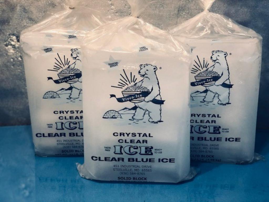 SOLID BLOCK ICE | Clear Blue Ice | Ice Supplier in Steelville, MO