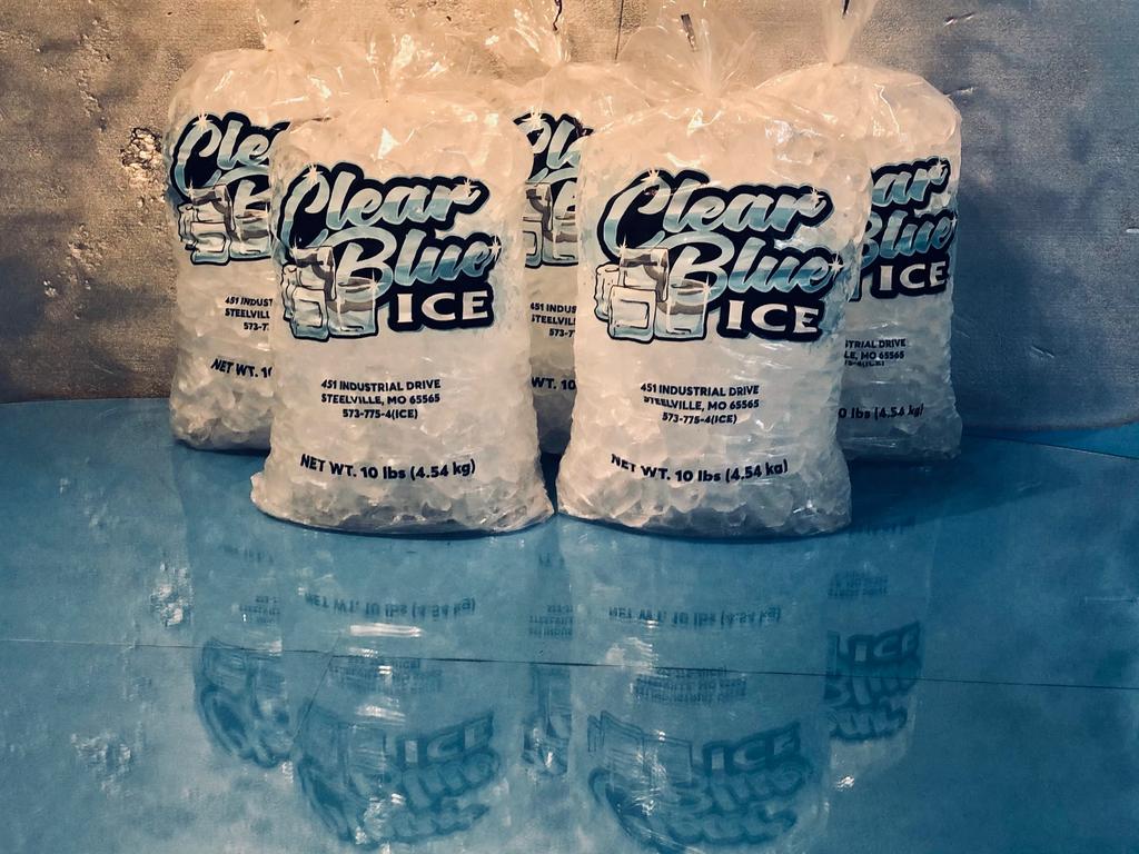 Packaged Ice | Clear Blue Ice | Ice Supplier in Steelville, MO